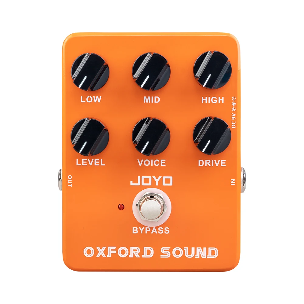 JOYO Pedal de Guitarra Elétrica com Distorção Limpa, Rock Britânico ...
