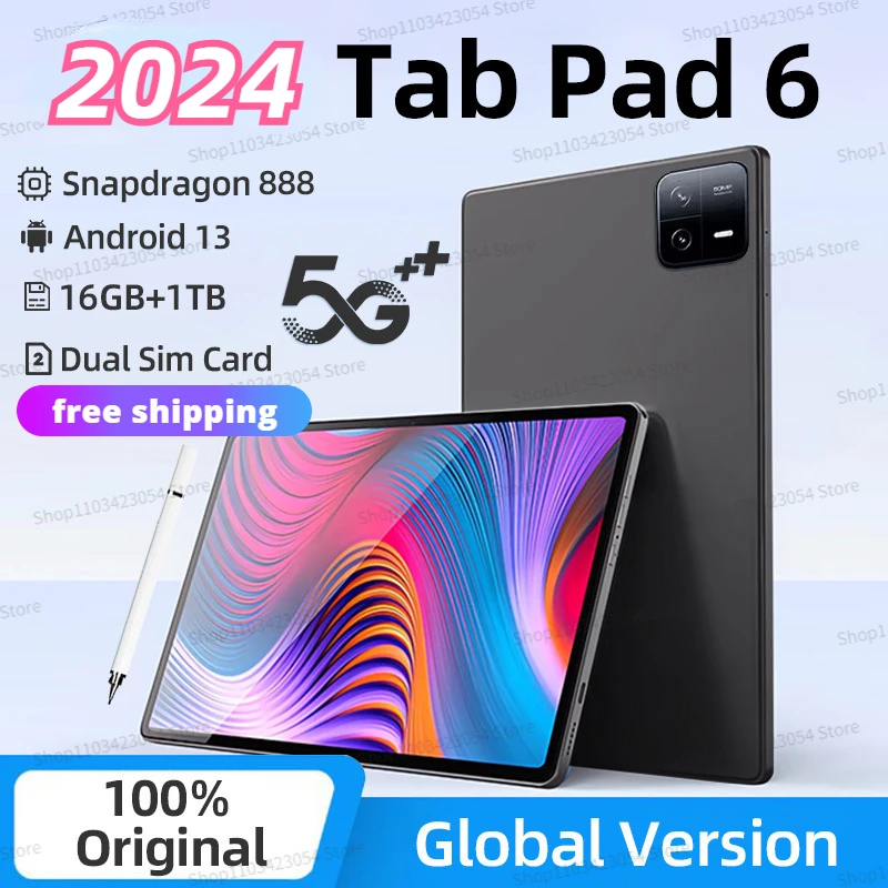 Vers-o-Global-Original-Pad-6-Pro-Tablet-Snapdragon-888-Android-13-HD-4K ...