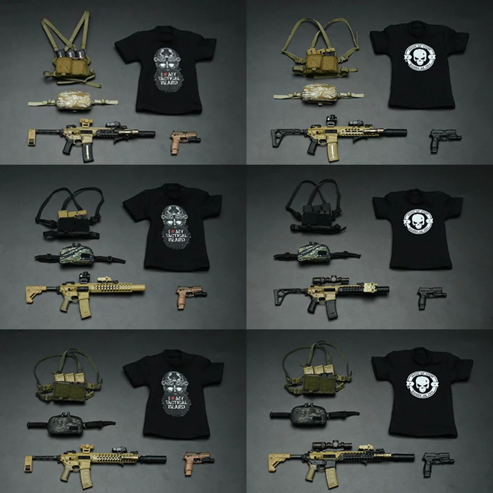6 Styles EASY&SIMPLE ES 06035 1/6 Soldier Scene Accessories MCX Arms ...