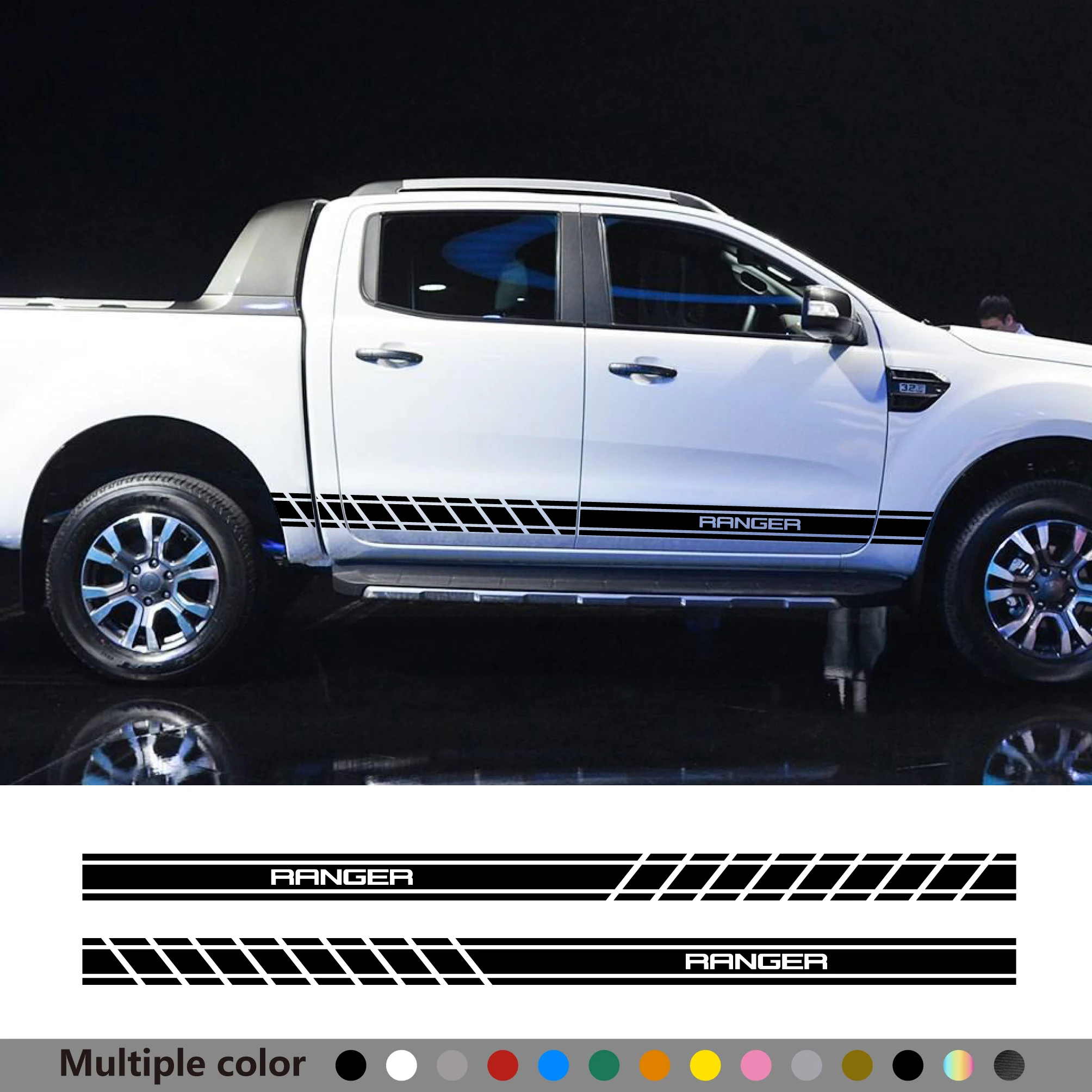 Car-Side-Stickers-Apply-For-Ford-Ranger-Raptor-T6-XLT-Pickup-Truck ...