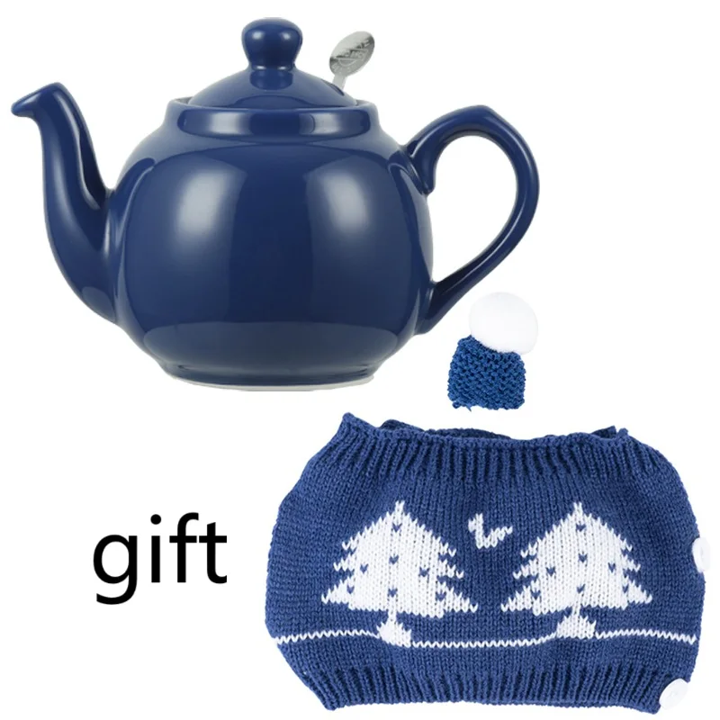 London Pottery Farmhouse Series 2 Cup Teapot Aqua British Ceramic 600ml ...
