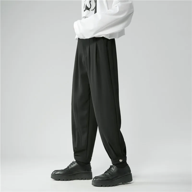 Men-s-Baggy-Harem-Pants-Black-Spring-Summer-Joggers-Trousers-Male ...