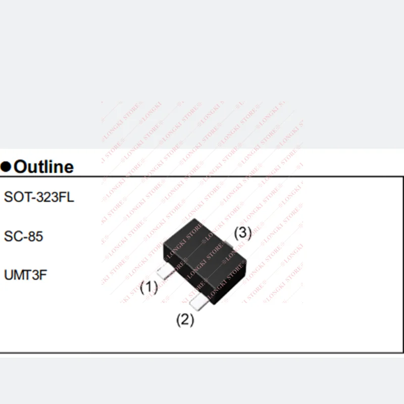 Transistor-BC846BWT1G-BAV70WT1G-MMBT2222AWT1G-SOT-323-UMT3F-marcado-1B ...