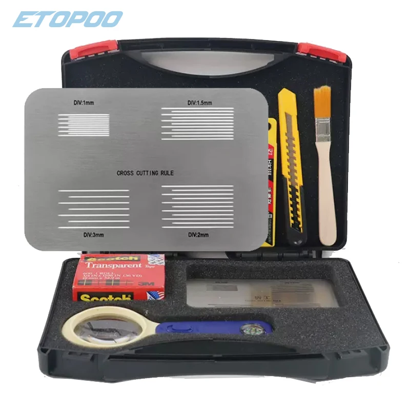 ETOPOO-SISI-SET-Cross-cutter-Adhesion-Tester-Cross-Cut-Tester-Kit ...