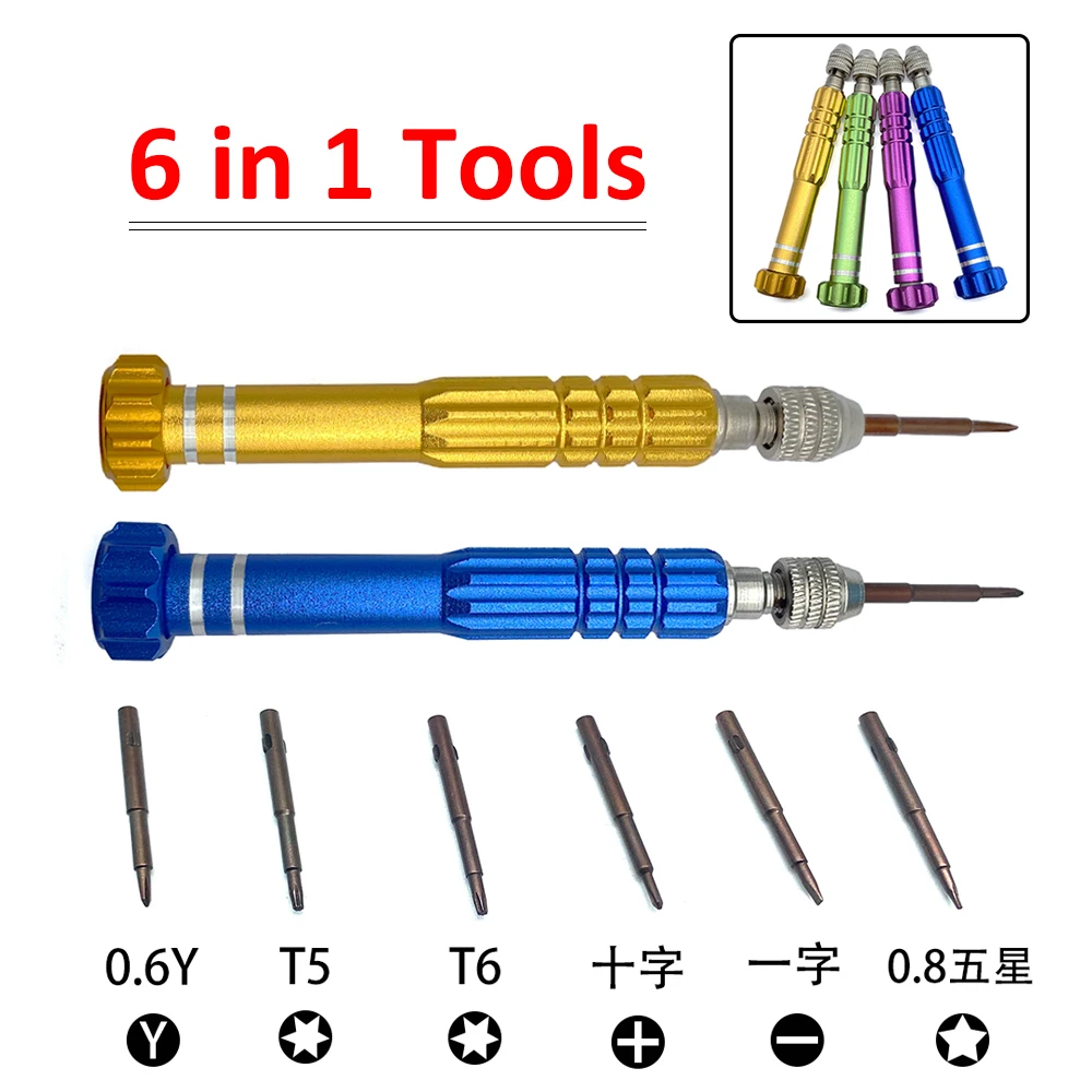 6-in-1-multi-function-Repair-Open-Tools-Kit-Screwdrivers-For-iPhone-For ...