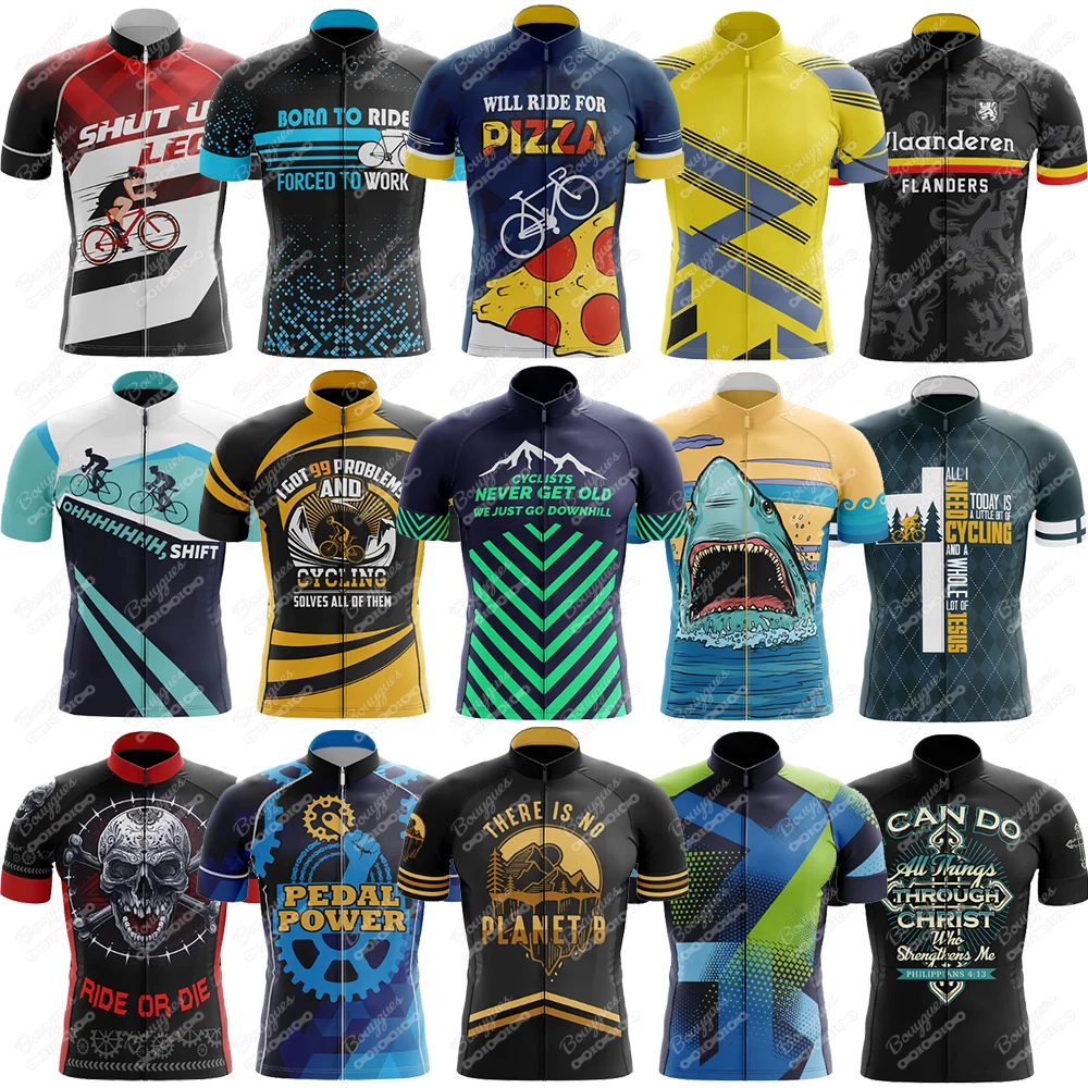 17-New-Styles-V7-Summer-Cycling-Jersey-For-Men-Short-Sleeve-Reflective ...