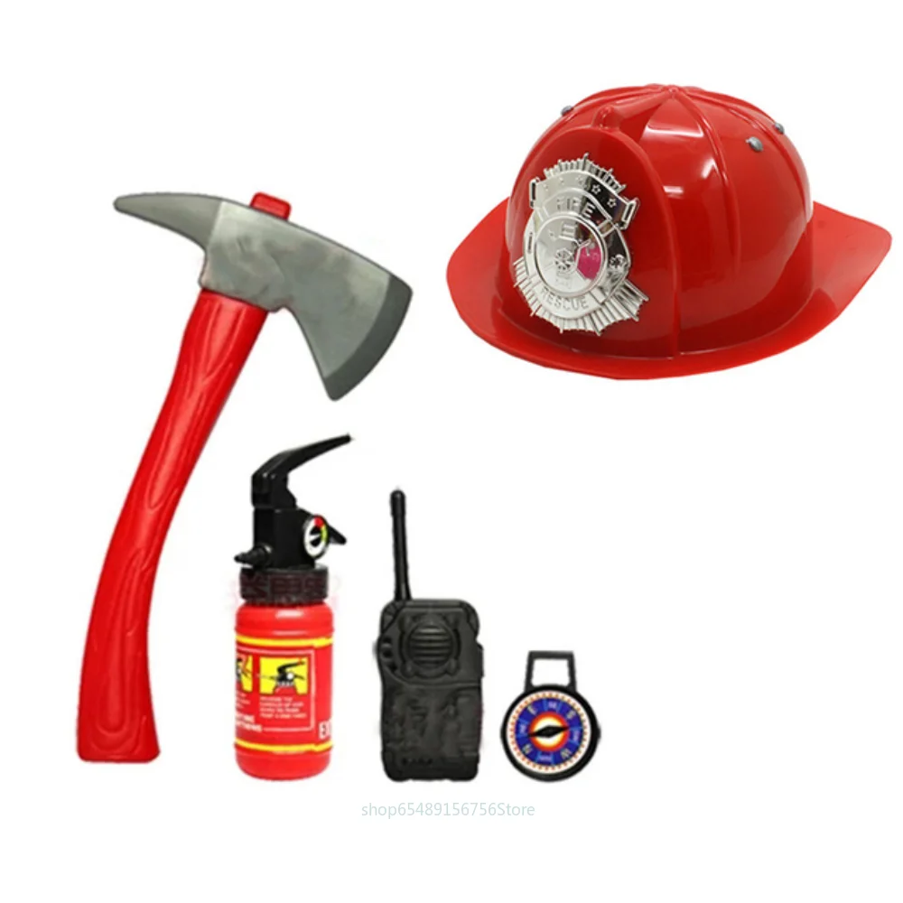 Children's Toys Extinguisher Sam Fireman Kids Vest Cosplay Props Pool ...