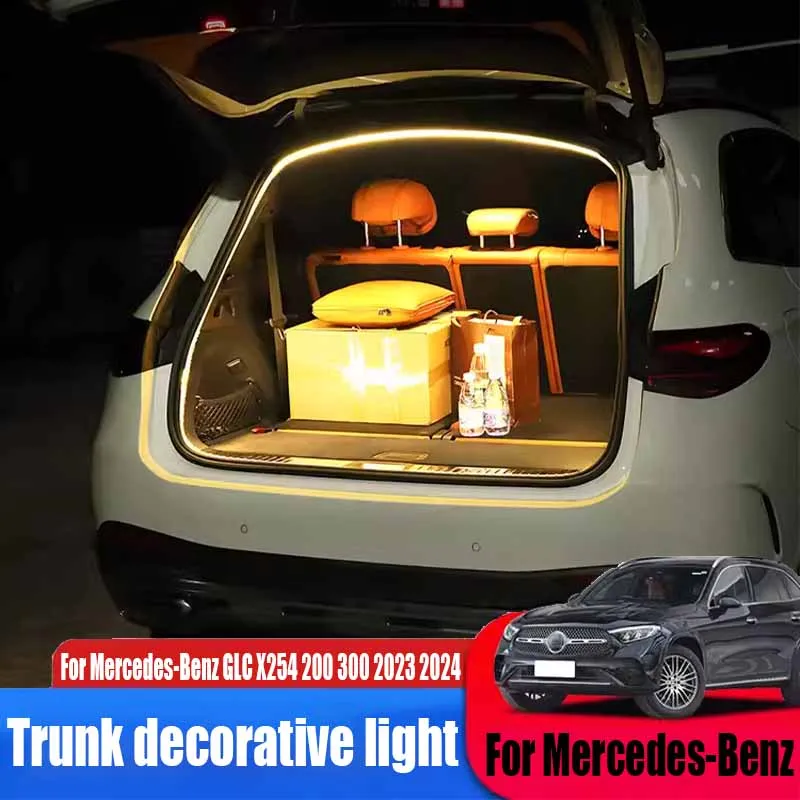 For-Mercedes-Benz-GLC-X254-200-300-2023-2024-rear-trunk-decorative ...
