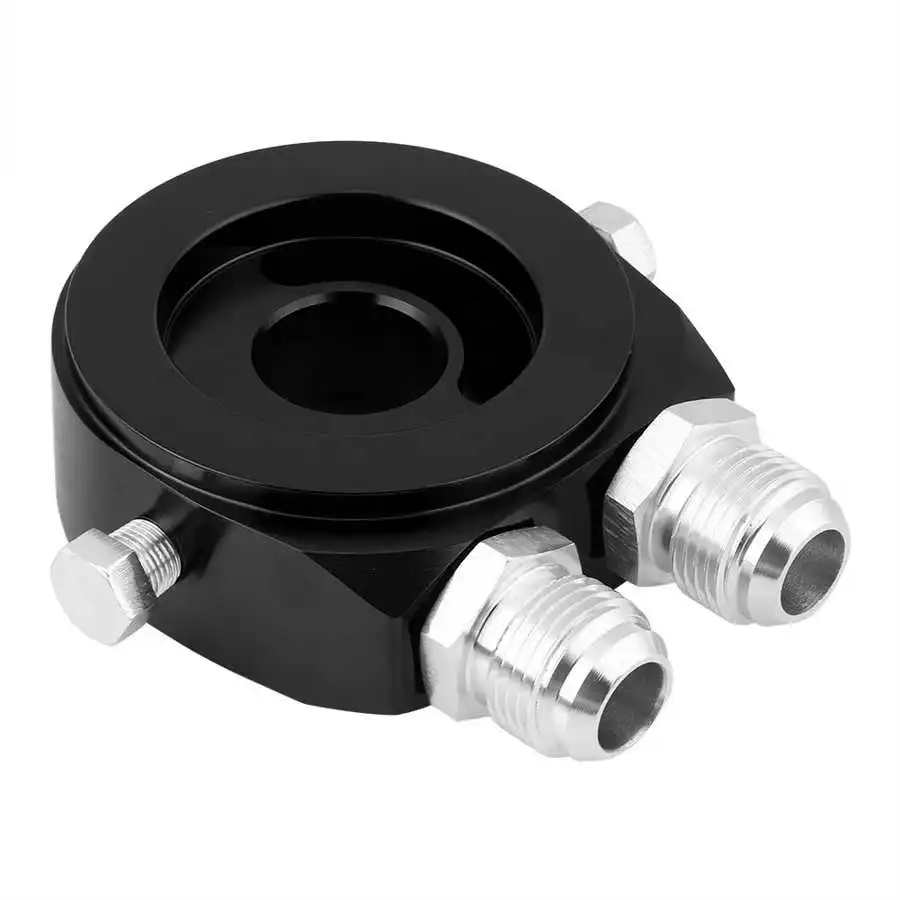 10AN Oil Filter Sandwich Plate Adapter 1 8 NPT Oil Cooler Kit M20 X 1 5