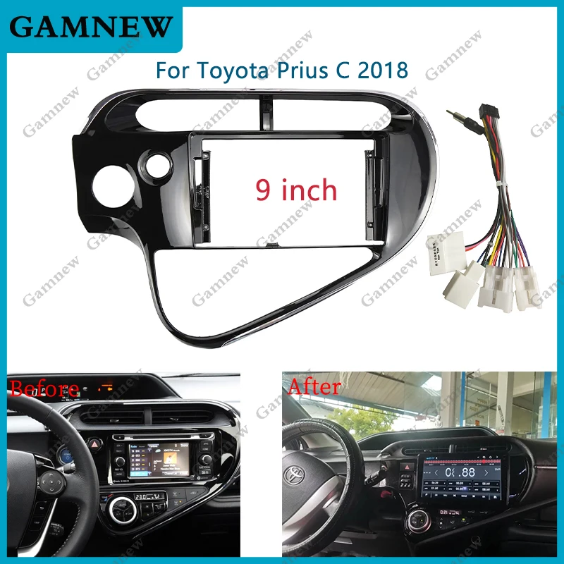 9 Inch Car Frame Fascia Adapter Decoder Android Radio Dash Fitting ...