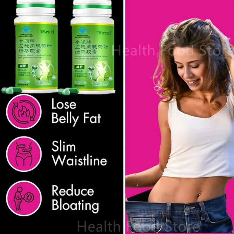 60Pcs-L-Carnitine-Capsules-Super-Strength-Fat-Burning-Product-Detox ...