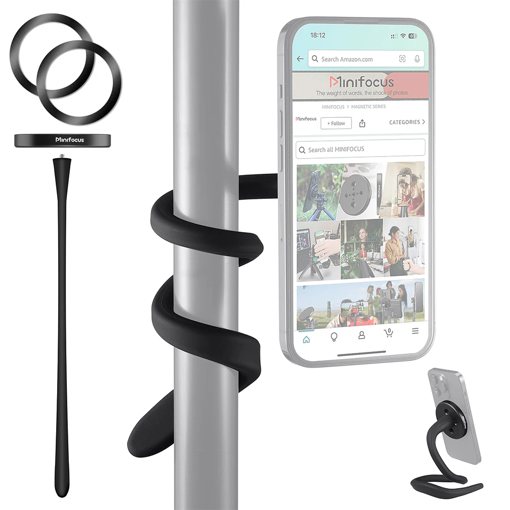 Flexible-Twist-Magnetic-Phone-Mount-for-MagSafe-for-iPhone-15-14-13 ...