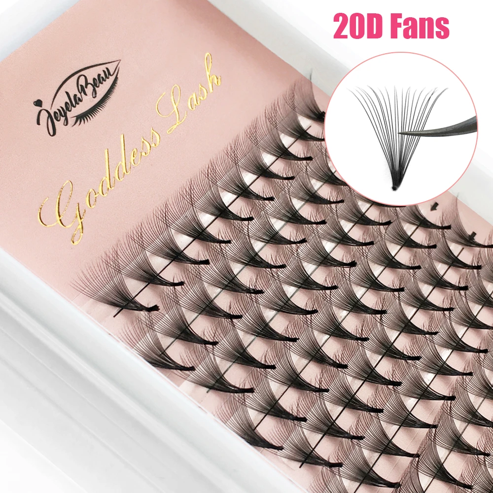 Goddess 12D/14D/16D/20D Premade Fan Eyelash Extensions Natural Soft ...
