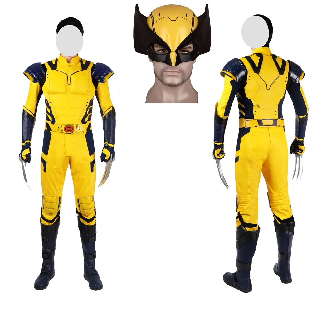 Halloween-High-Quality-Movie-Wolverine-Cosplay-Costume-Jumpsuit-Vest ...