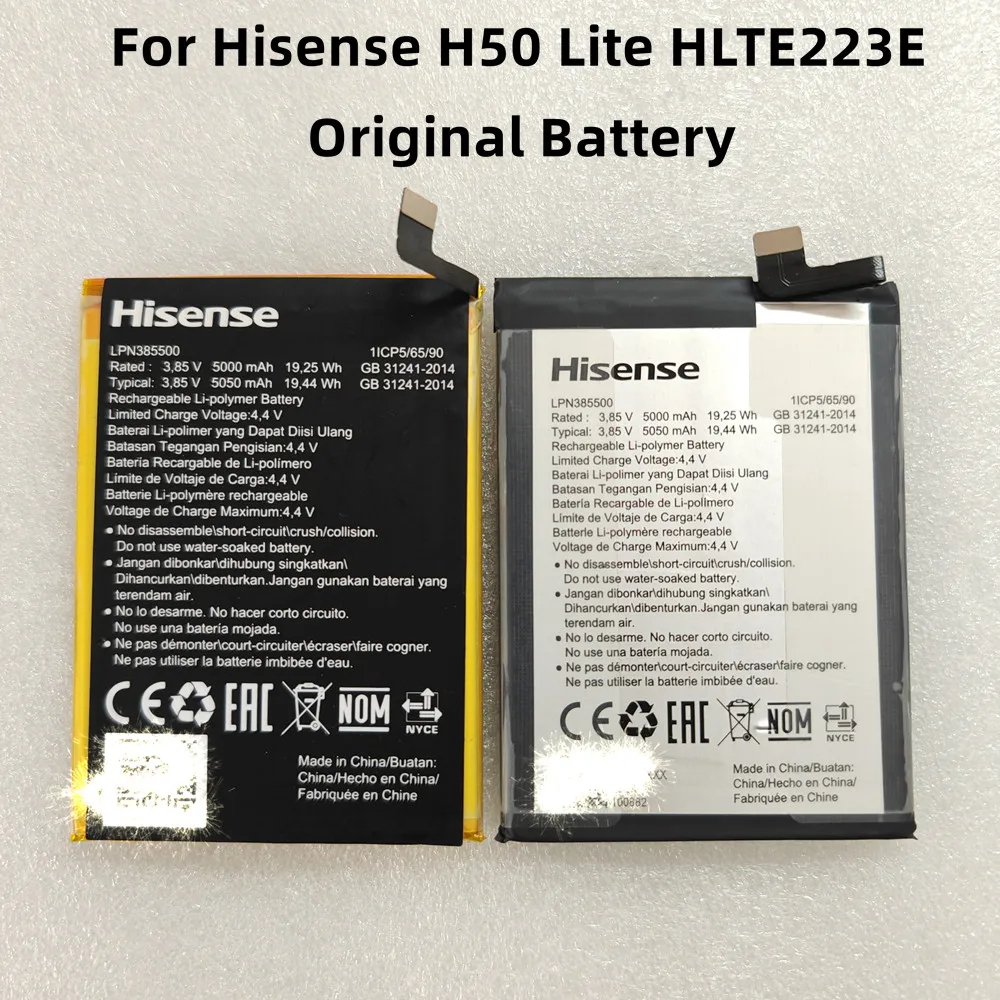 Batería Original para Hisense H50 Lite, pila de 5000mAh, LPN385500, Hlte223e| | - AliExpress
