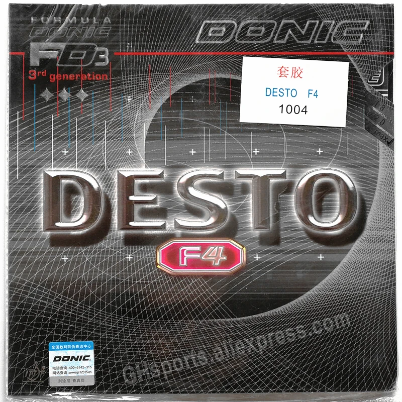 DONIC tenis de mesa F4 gusto, goma original de ataque rápido ...