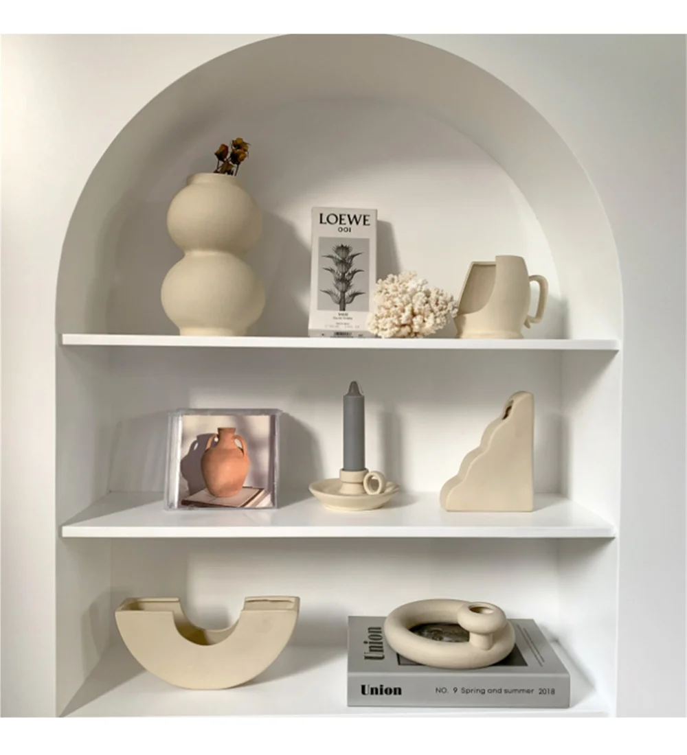 VASE,3--Vase à fleurs en céramique de Style minimaliste nordique ...