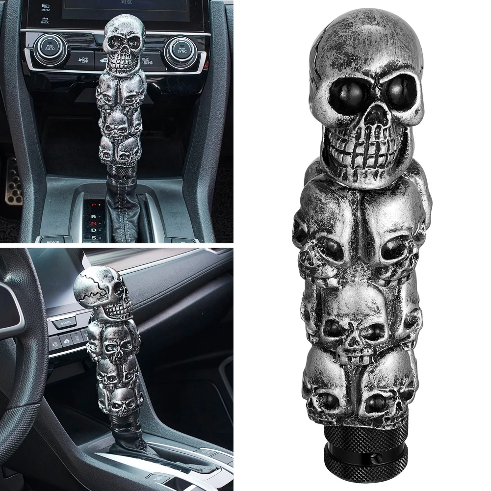 Skull car gear knob store
