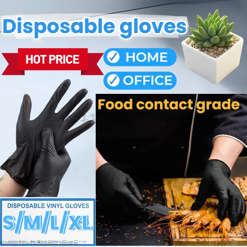 Disposable Gloves Nitrile Gloves Food Grade Cooking Gloves Food Safe ...
