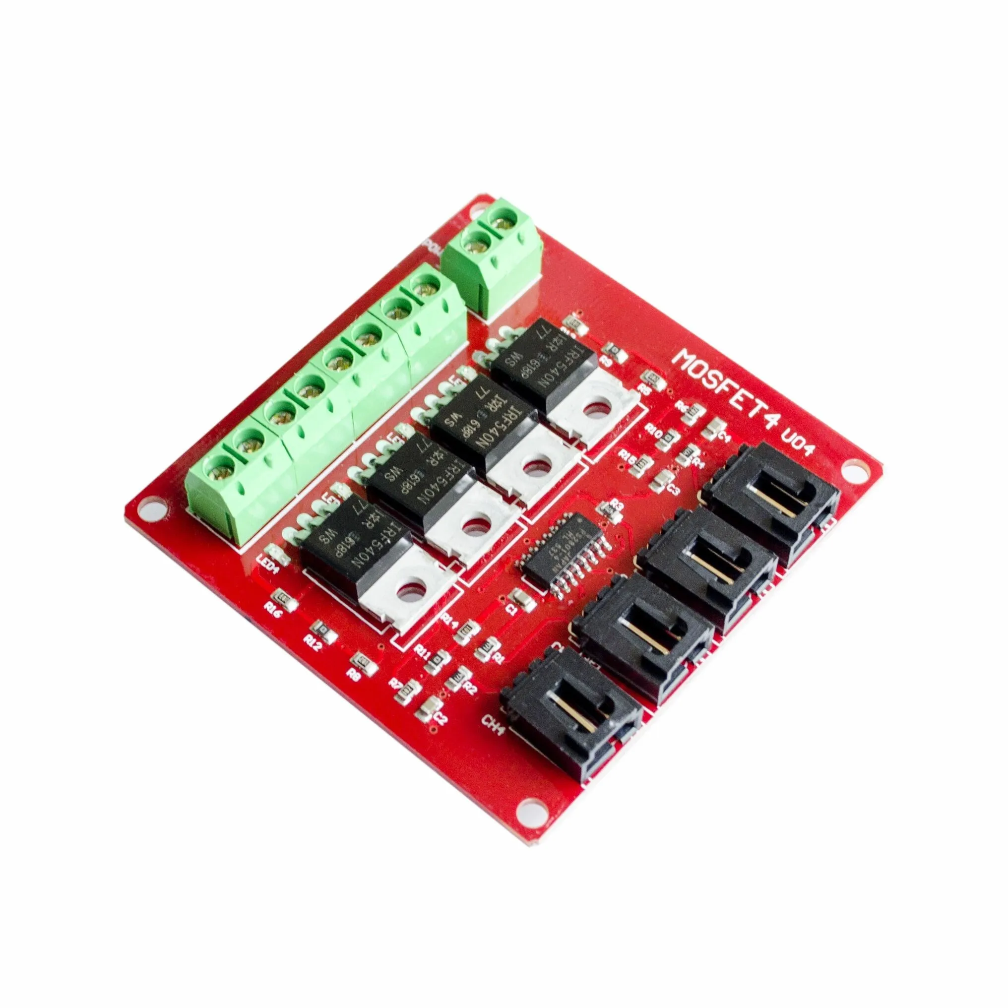 Four Channel 4 Route MOSFET Button IRF540 V4.0+ MOSFET Switch Module ...