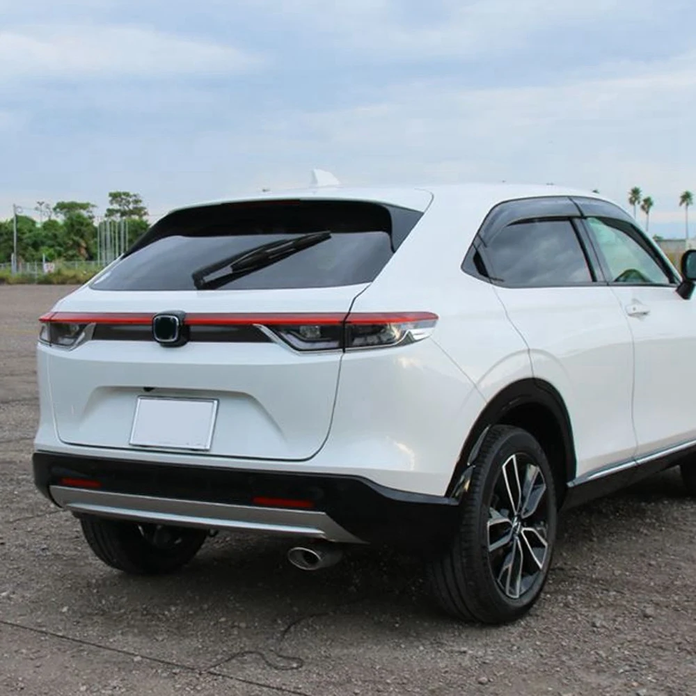 A13Z_Para Honda HRV Vezel 2021 2022 Chrome Tampa da lâmpada traseira da ...