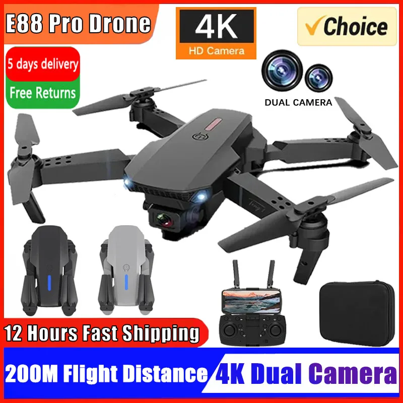 Dobr-vel-RC-Helic-ptero-Drone-Avental-de-altura-E88Pro-4K-1080P-Grande ...