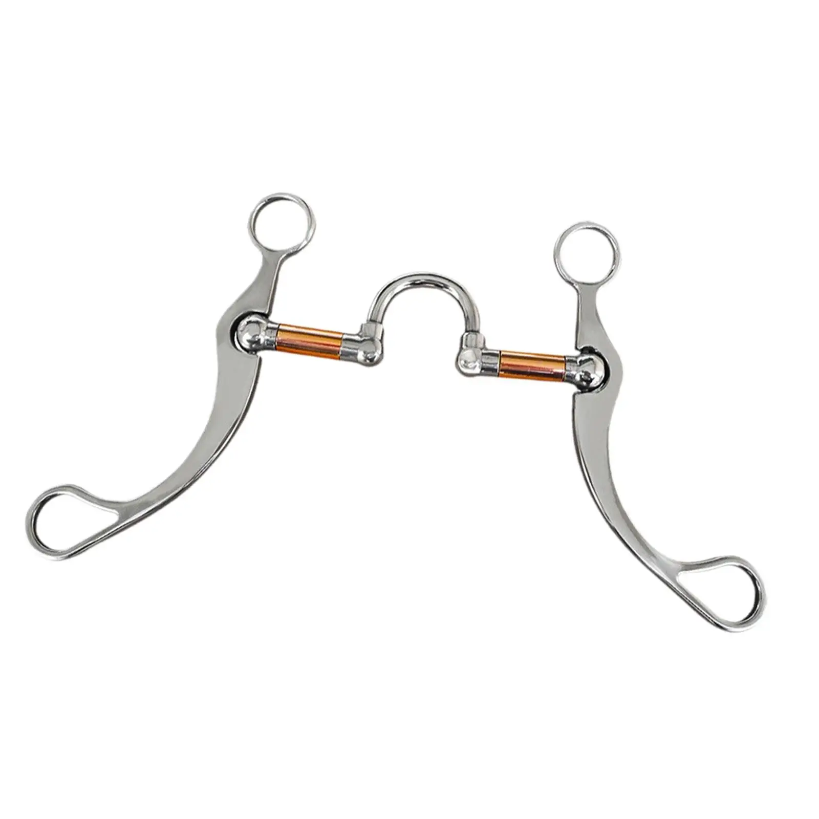 Horse-Snaffle-Bit-Horse-Gag-Bit-Copper-Training-Bit-Easy-to-Use-Horse ...