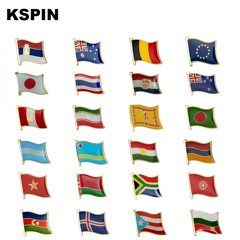 National-Flag-Metal-Badges-for-Backpacks-Badges-Military-Icon-Cap-Hat ...