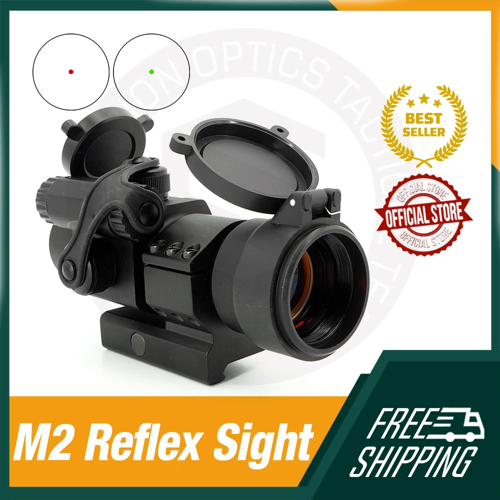 Tactical Airsoft M2 M68 Red Dot Reflex Sight Hunting Scope 4MOA With ...