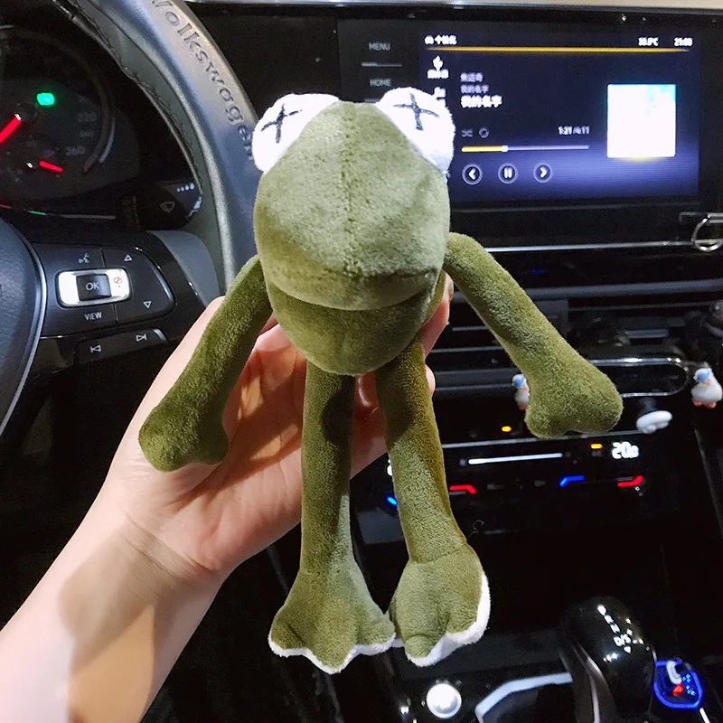 keychain kermit Plush Toys Long legs frogs Doll Stuffed Animal Kermit ...