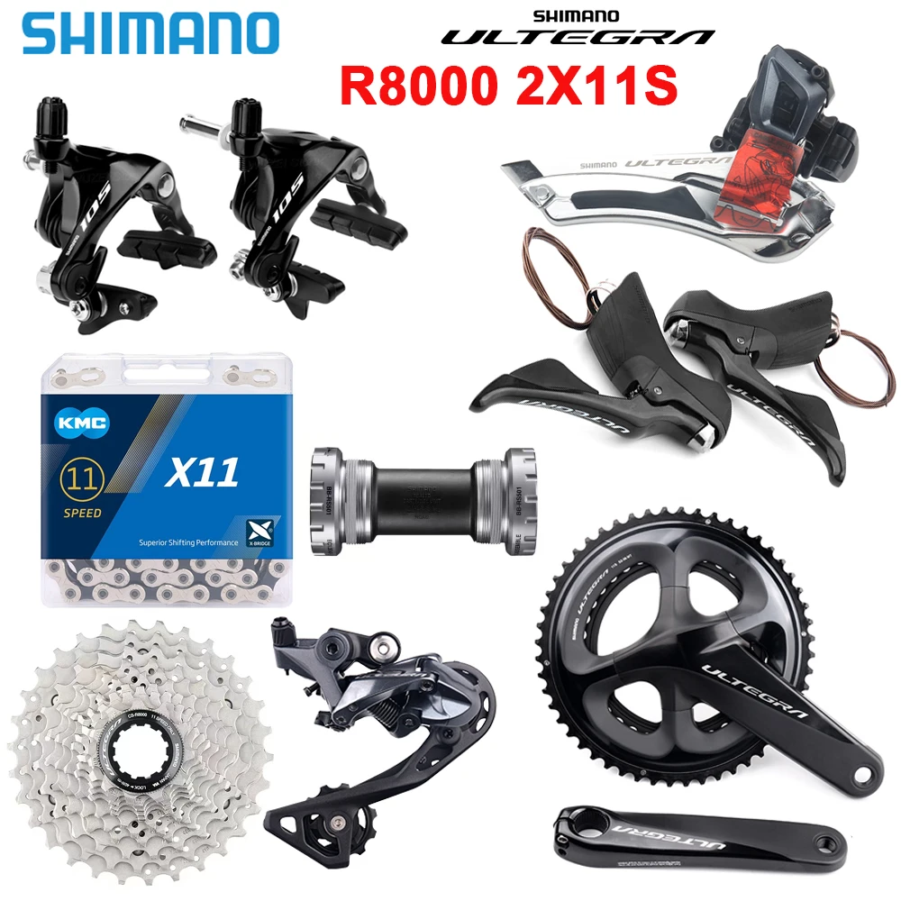 Shimano-Kit-de-bicicleta-de-carretera-Ultegra-R8000-2x11-velocidades ...