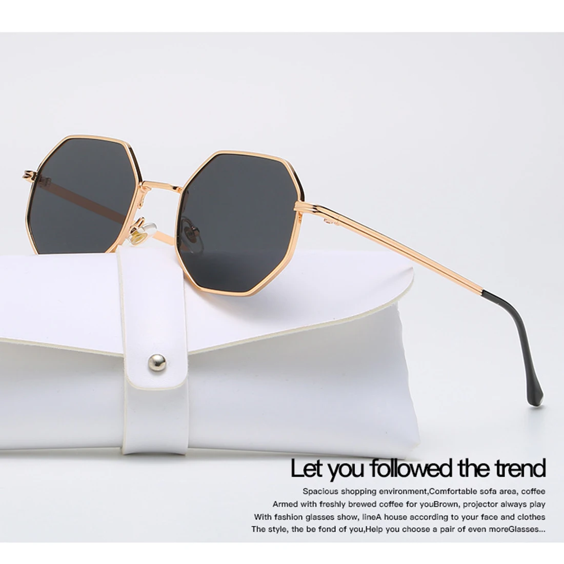 Gafas-de-sol-octagonales-con-montura-de-Metal-para-hombre-y-mujer ...