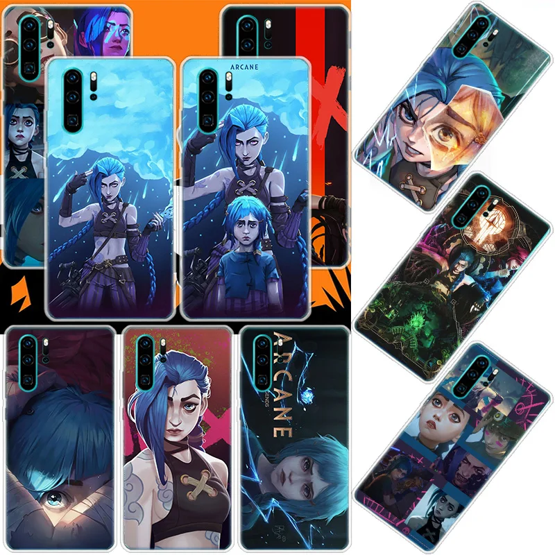 Anime-Arcane-Jinx-Vi-Phone-Case-For-Huawei-Mate-40-Pro-30-20-Lite-10 ...