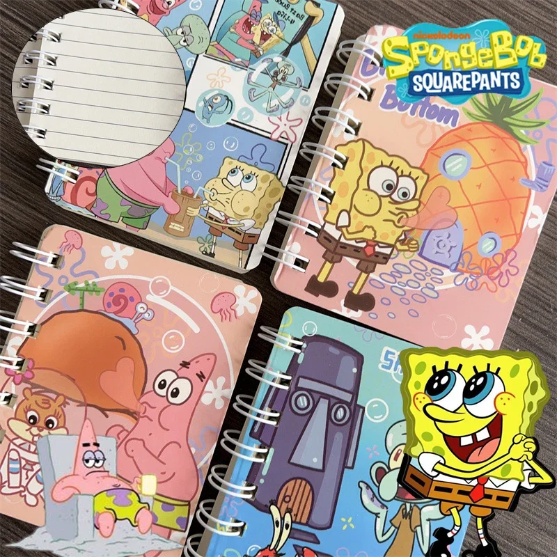 77sheets-SpongeBob-Patrick-A7-Notebook-Cartoon-Anime-Cute-Journal ...