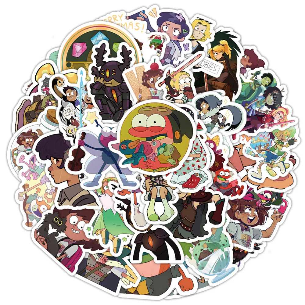 Amphibia Stickers | Kid Toy | Decals - 10/30/60pcs Disney Cartoon ...