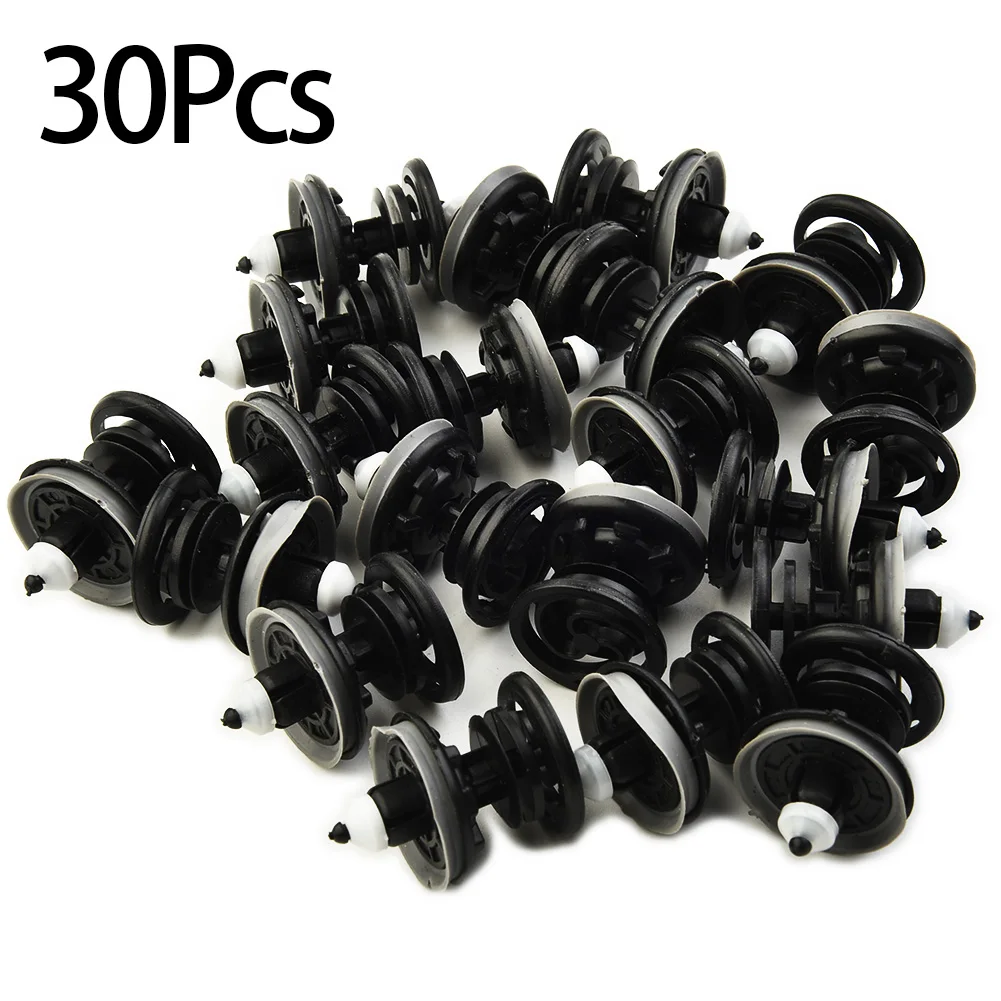 30Pcs-Plenum-Push-Type-Clip-Interior-Door-Trim-Panel-Card-Clips-7L6-868 ...