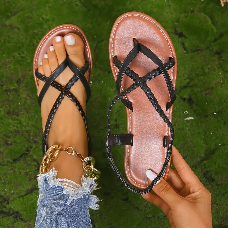 Large-Size-Women-s-Sandals-2024-New-Summer-Fashion-Versatile-Outdoor ...