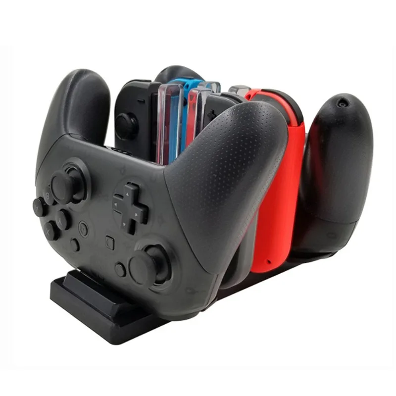 For-Nintendo-Switch-Pro-Game-Controller-Joycons-Charging-Dock-6-In-1 ...