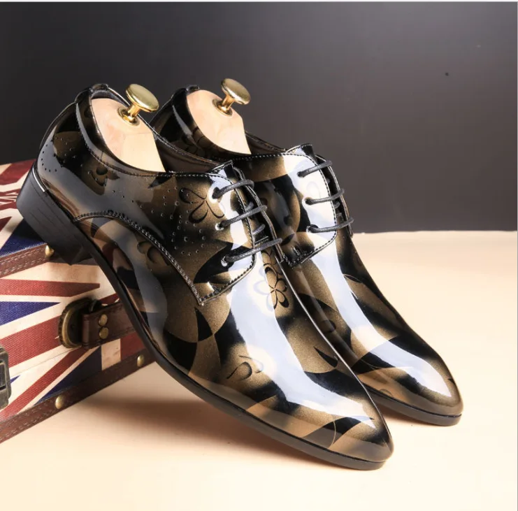 Office-Men-Dress-Shoes-Floral-Pattern-Men-Formal-Shoes-Leather-Luxury ...