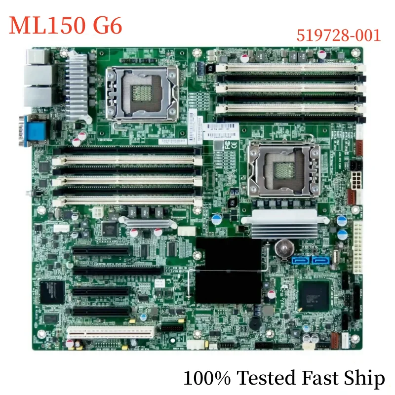 Placa-base-para-HP-Proliant-ML150-G6-519728-001-466611-002-LGA1366-DDR3 ...