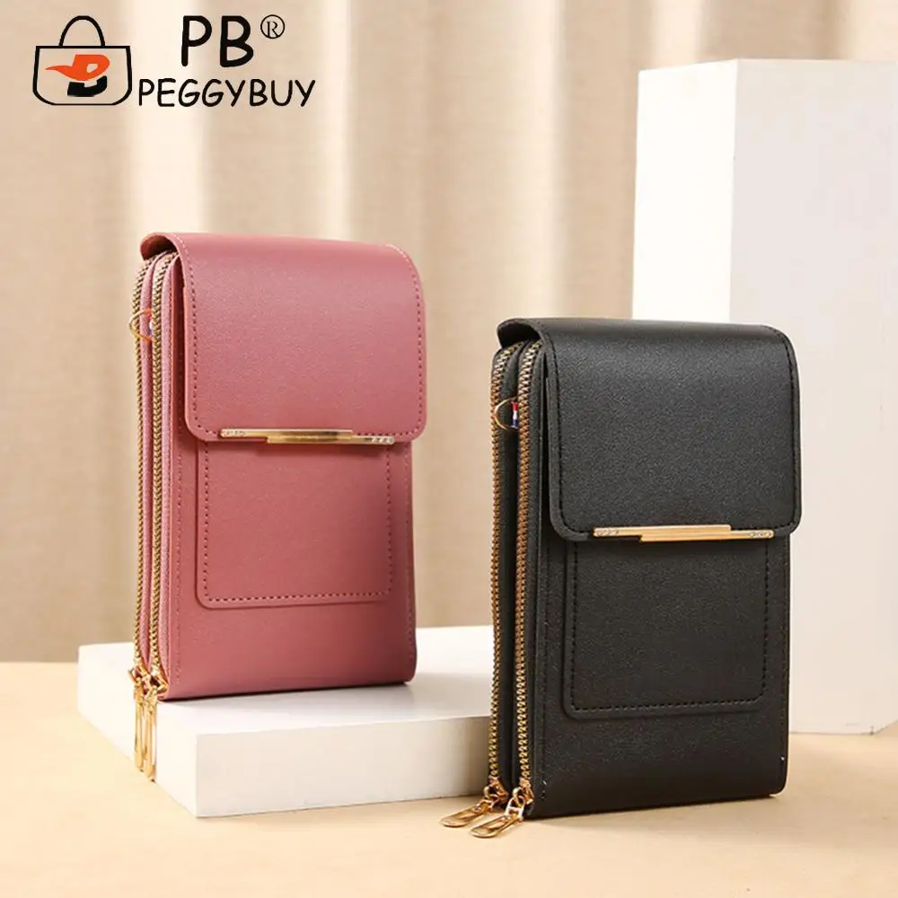 PU-Leather-Female-Shoulder-Bag-Anti-Theft-Women-Touch-Screen-Phone-Bag ...