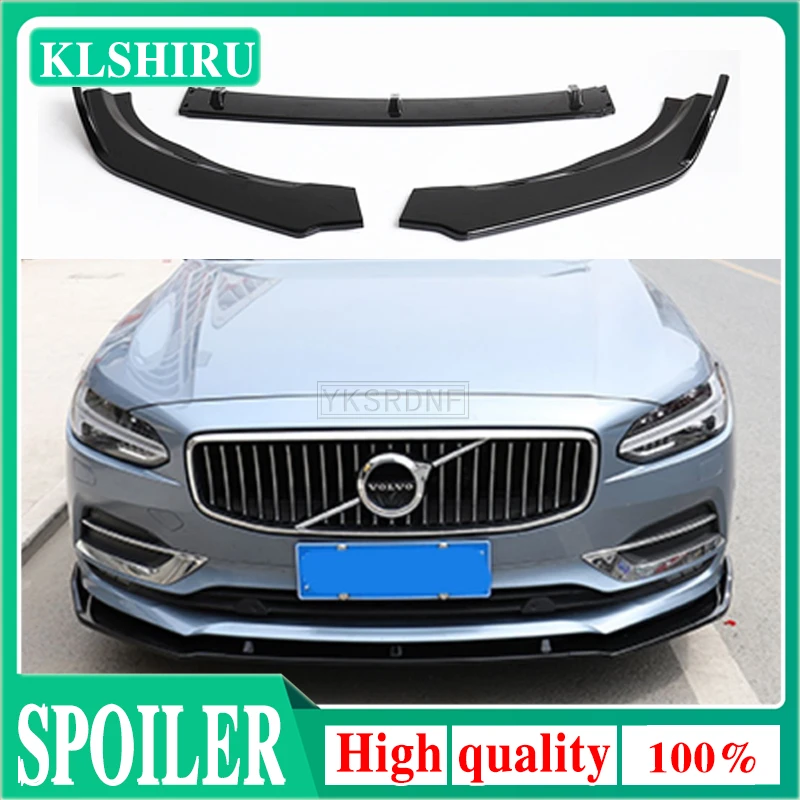 3pcs Car Styling High Quality Pp Material Front Spoiler Anterior Front ...