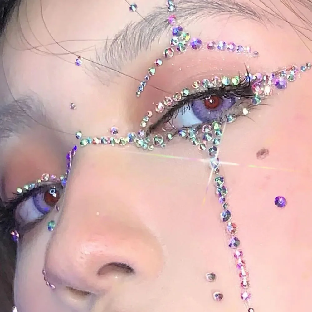 Makeup-Diamond-Eyes-Face-Stickers-3D-Face-Jewels-Pearl-Body-Brow ...