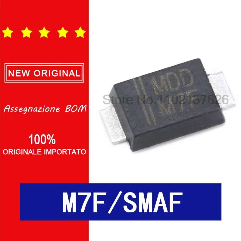 100-original-20PCS-LOT-Genuine-m7f-1N4007-SMAF-1a-1000v-thin-chip ...