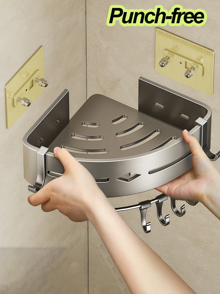 Bathroom-Shelf-without-Drilling-Wall-Corner-Triangle-Shelf-Organizer ...