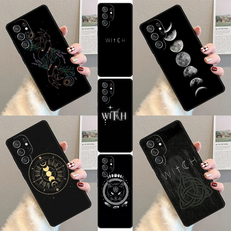 Witchcraft-Witch-Moon-Phone-Case-For-Samsung-Galaxy-S23-S21-S20-FE-S24 ...