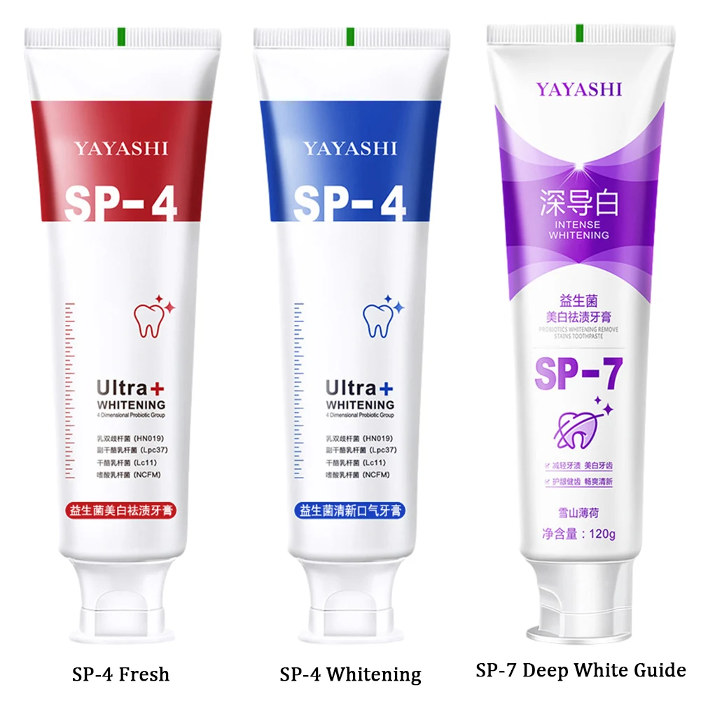120g-Fresh-Breath-Toothpaste-Protect-Gums-Probiotic-Toothpaste-Stain ...