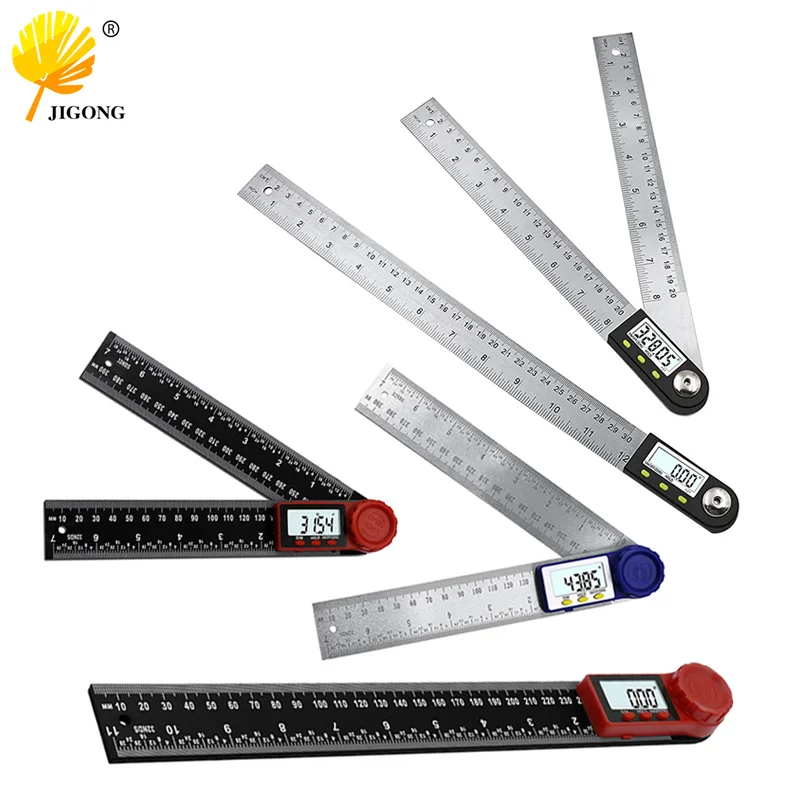 Electronic-Protractor-2-IN1-200mm-300mm-Digital-Angle-Ruler ...