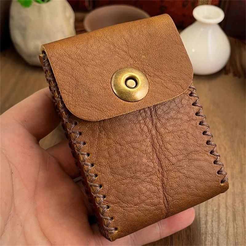 High-quality-Vintage-Cigarette-Storage-Bag-Handmade-Leather-Cigarette ...