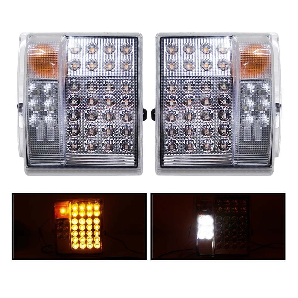 2Pcs 24V LED DRL Corner Light For Scania P420 G440 P410 P310 Turn ...